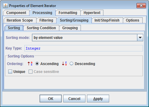 FlexDoc.XYZ - Element Iterator Details
